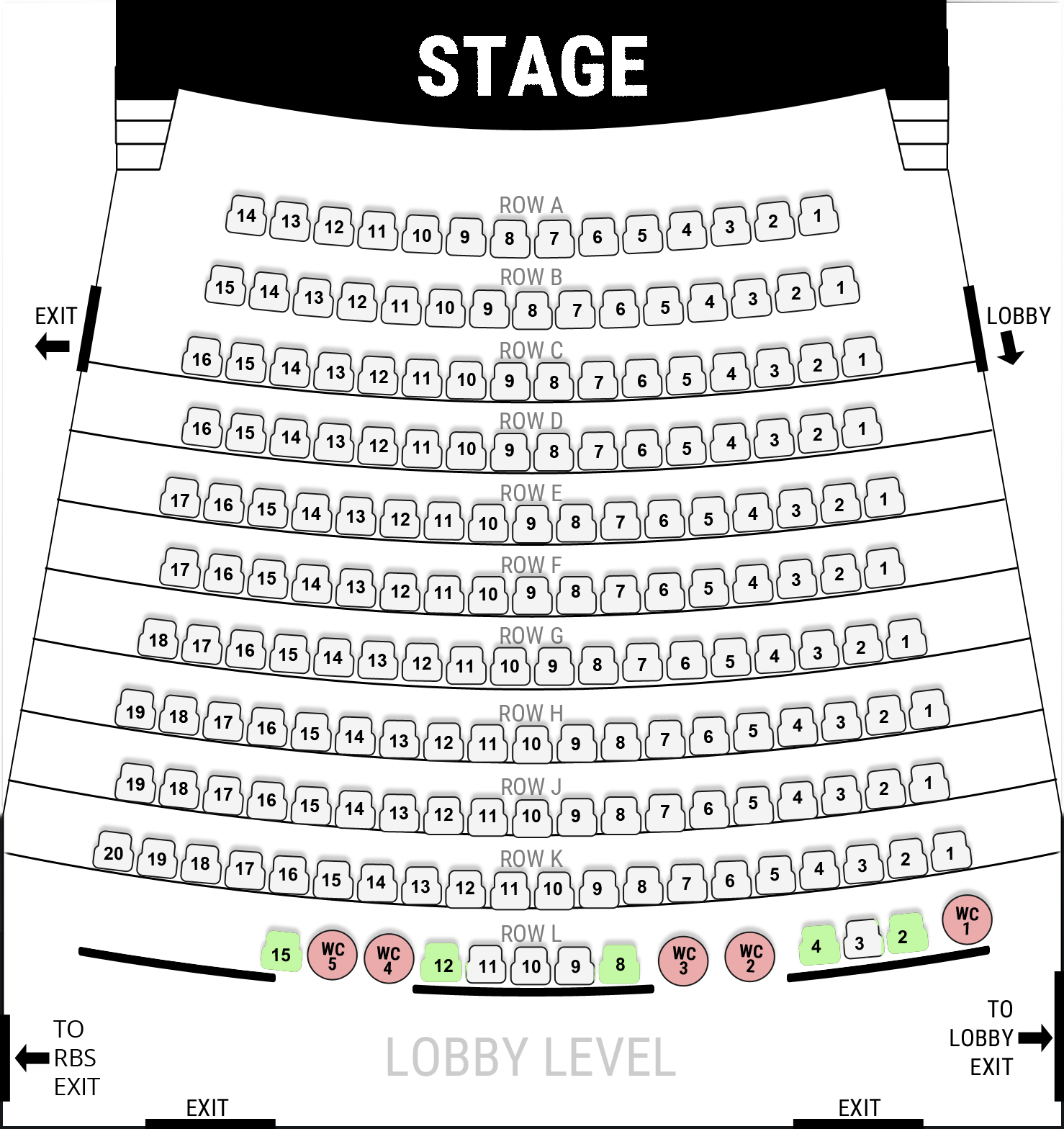 Community Center Theater Seating Chart 🎭 New Seating Configuration